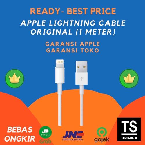 Jual Apple Lightning Cable Charger Kabel Data Original iPhone iPad Ori ...