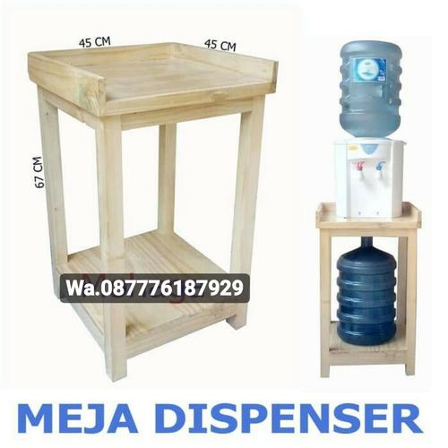 Jual Meja dispenser kayu jati / meja galon / dispenser kayu jatibelanda ...