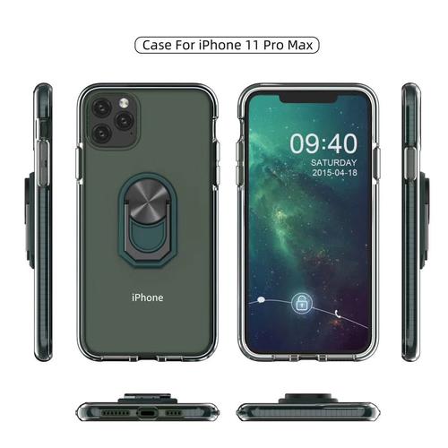 Jual Hard Case Iphone 11 Pro Max dengan Kickstand Ring - Free Tempered ...