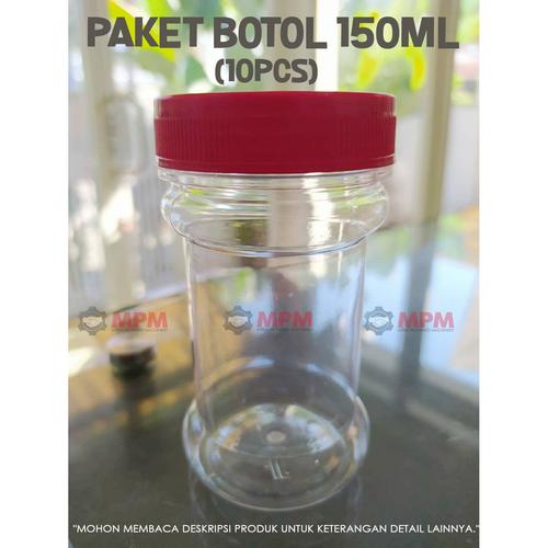 Jual Botol Sambel Plastik PET 150ml Toples Bumbu Lada Rempah Sambal 150 ...