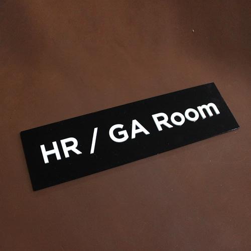 Jual SIGN HRD ROOM / SIGN RUANGAN ACRYLIC / SIGN ACRYLIC TIMBUL ...