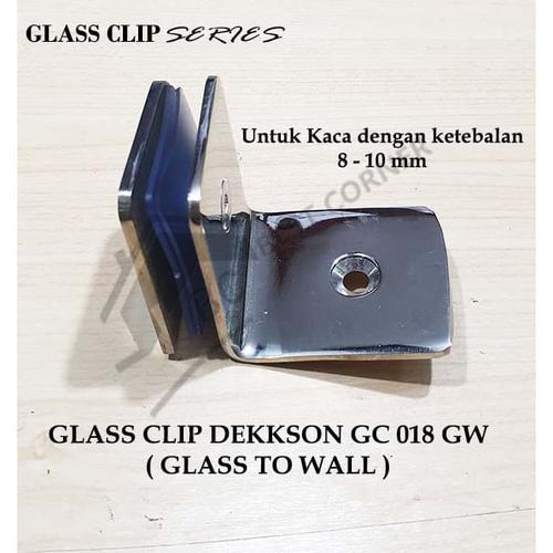 Jual Glass Clip DEKKSON GC 018 GW Kaca ke Tembok / Jepit Kaca Partisi - Jakarta Barat - Best ...