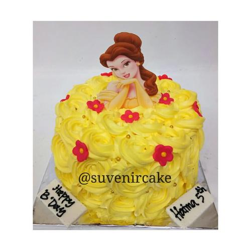 Jual kue ulang tahun princess / cake ulang tahun princess/kue tart ...