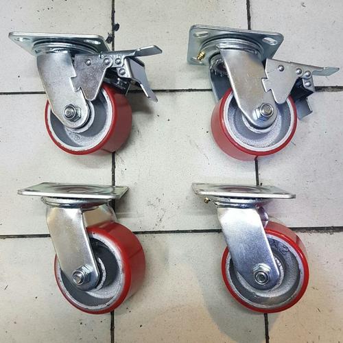 Jual Roda troli PU heavy duty 6 inch 1 set - Kota Tangerang - Wijaya ...
