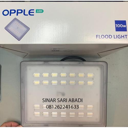 Jual Lampu Sorot LED OPPLE 100 watt Flood light 100w Putih & Kuning - Kuning - Jakarta Barat ...