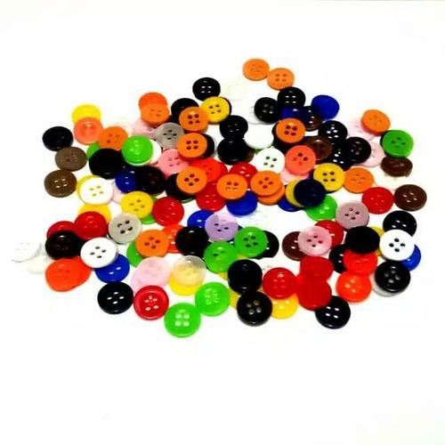 Jual WARNA WARNI Isi 144 pcs Diameter 11 mm LUBANG 4 - Kancing Baju 11 ...