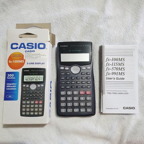Jual CASIO FX-100 MS ~ Kalkulator Ilmiah Calculator 100MS Kuliah ...
