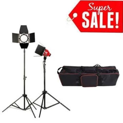 Jual Paket Lighting Red Head LED Spot Light 100w Bicolor Spotlight ...