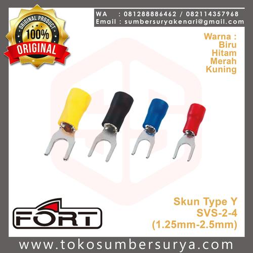 Jual Skun Y / Skun Garpu Isolasi SVS-2-4 / SVS24 Untuk 1.25-2.5mm - Jakarta Pusat - SUMBER SURYA ...