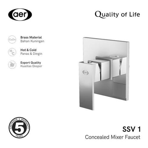 Jual Kran Tanam Shower Tembok Panas Dingin AER Keran Tanam Shower SSV 01 - Jakarta Barat - TK ...