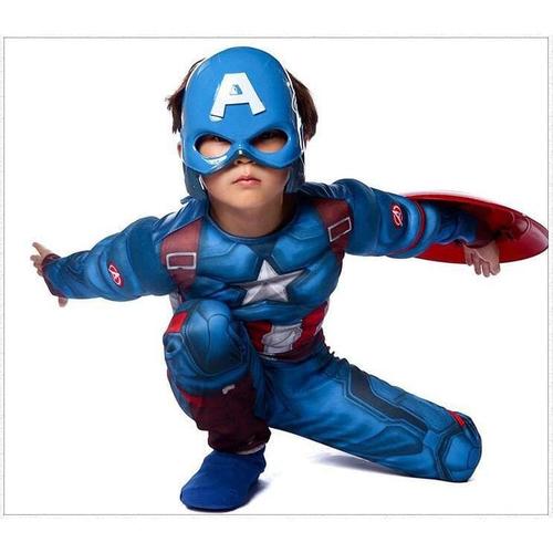 Promo Kostum cosplay captain america anak lengkap dengan tameng - S ...