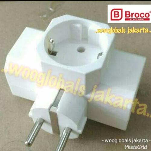 Jual STEKER TEE ARDE BROCO SAMBUNGAN CABANG 3 COLOKAN LISTRIK ORIGINAL ...