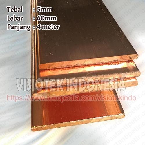 Jual Busbar tembaga / bus bar plat tembaga 5mm x 60mm x 4meter - Kota ...