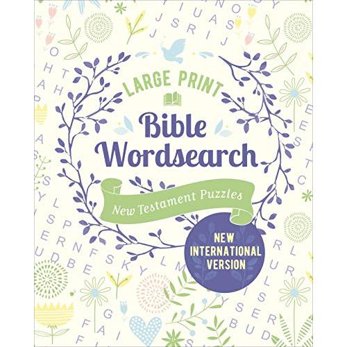 Jual Large Print Bible Wordsearch: New Testament Puzzles (NIV Edition ...
