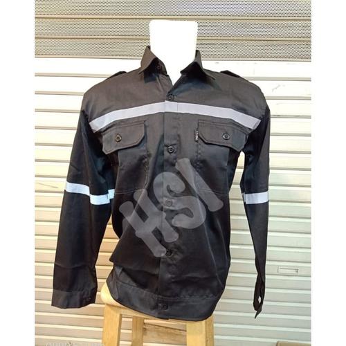 Jual Baju Kerja Safety / Seragam Safety Twins Warna Hitam / Baju Proyek ...