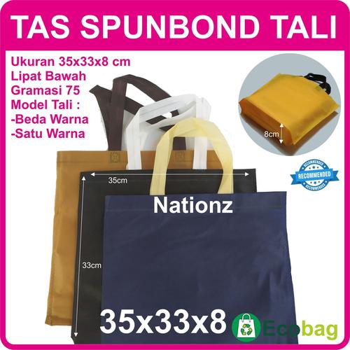 Jual (35x33x8 cm) Tas Kain / Goodie Bag / Spunbond / goody polos ...