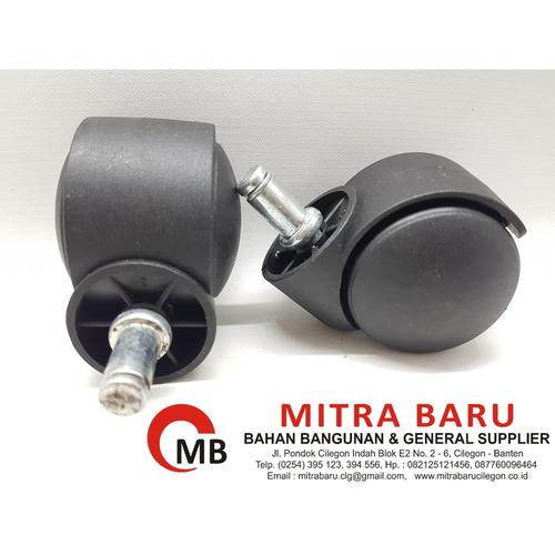 Jual Castor / Roda kursi kantor tancap warna hitam - Kota Cilegon ...