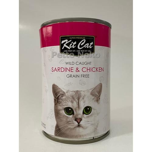 Jual Kit Cat Sardine & Chicken 400g / Makanan kucing basah kaleng ...