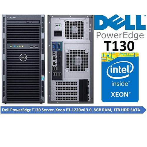 Jual DELL T130 | XEON E3-1220v6 RAM 8GB ECC HDD 1TB SATA SERVER TOWER ...