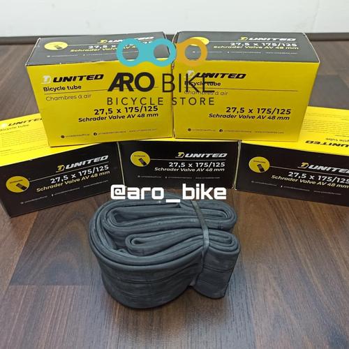 Jual Ban dalam sepeda 27.5 x 175/2.125 United AV 48mm Schrader valve - Kota Tangerang - Aro Bike ...
