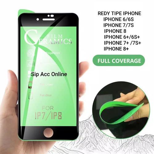 Jual TEMPER GLASS CERAMICS IPHONE 6/6S 7/7S 8 6+/6S+ 7+ 8+ ANTI PECAH ...