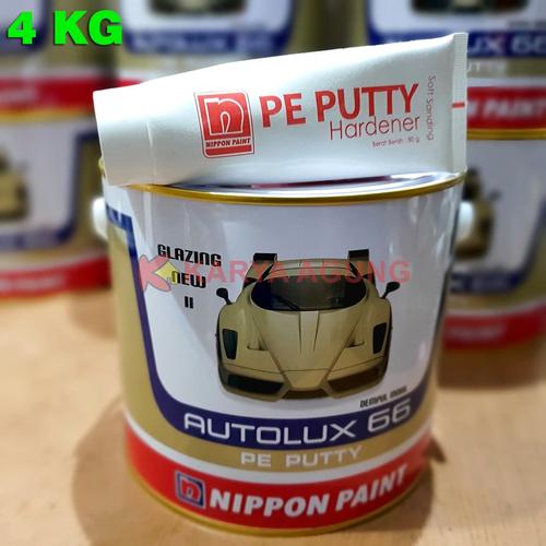 Jual Dempul AUTOLUX 66 PE Putty 4 KG / Dempul Plastik Besi Kayu Fiber ...