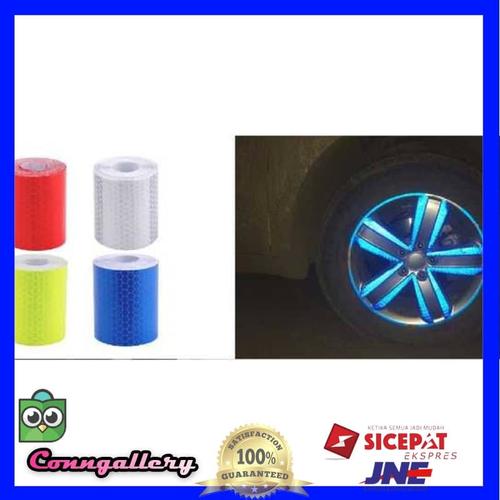 Jual Stiker Reflektif Mobil Motor Motif Sarang Lebah 3M x 5CM Sticker ...