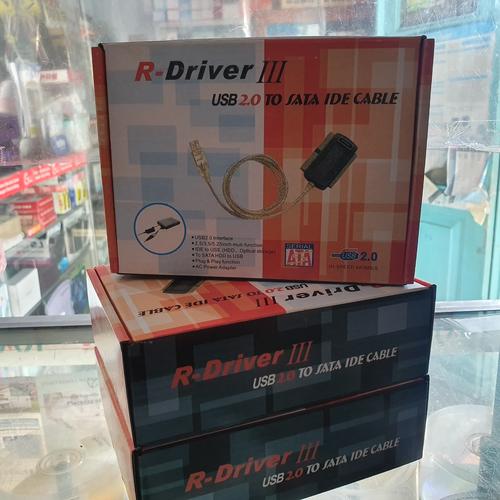 Jual Kabel Usb 2.0 To Sata Ide Cable + Adaptor R-Driver III - Kota ...
