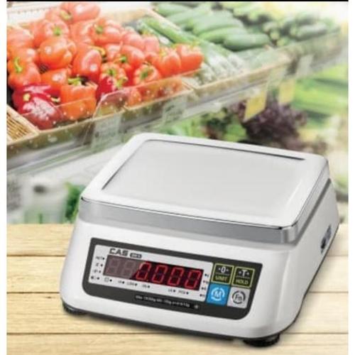 Jual TIMBANGAN BUAH/TIMBANGAN SUPERMARKET CAS TYPE SW-II LED CAP 3KG-30KG - Kota Tangerang ...