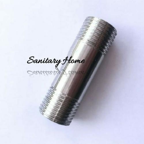 Jual Double nepel panjang 6cm / Double nepel drat Luar / Sambungan Kran ...