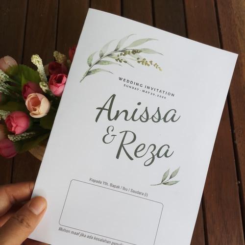 Jual Undangan Pernikahan Simple Rustic Minimalis Modern - Jakarta ...