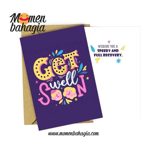 Jual Kartu Ucapan Get Well Soon GWS Greeting Card + Amplop 001 ...