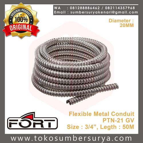 Jual Flexible Metal / Flexible Conduit / Flexible Anaconda 3/4" 20mm ...