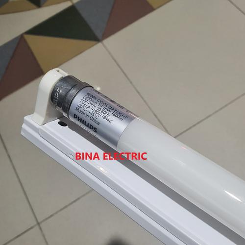 Jual Lampu Philips TL T8 LED Ecofit 16W 16 W 16 Watt + Kap TL T8 LED ...