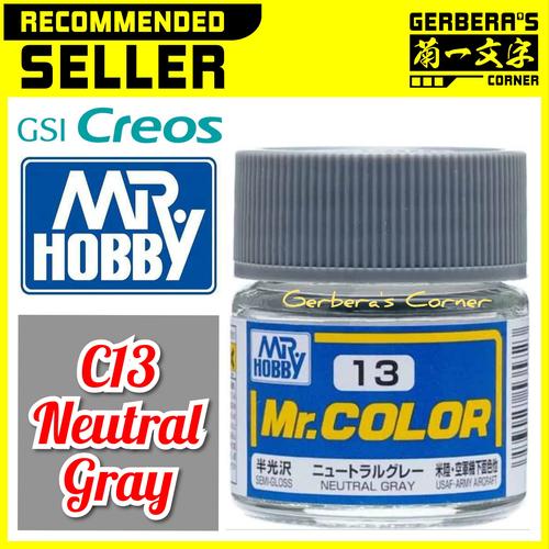 Jual Mr Color C13 Neutral Gray - Mr. Hobby - Lacquer Paint - Kota ...