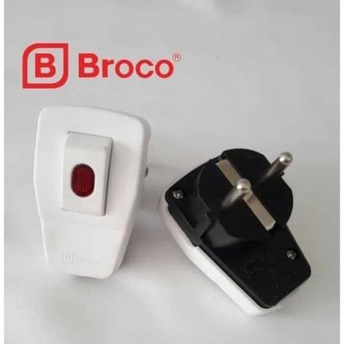 Jual Steker on off broco saklar/saklar broco stopkontak colokan brocco ...