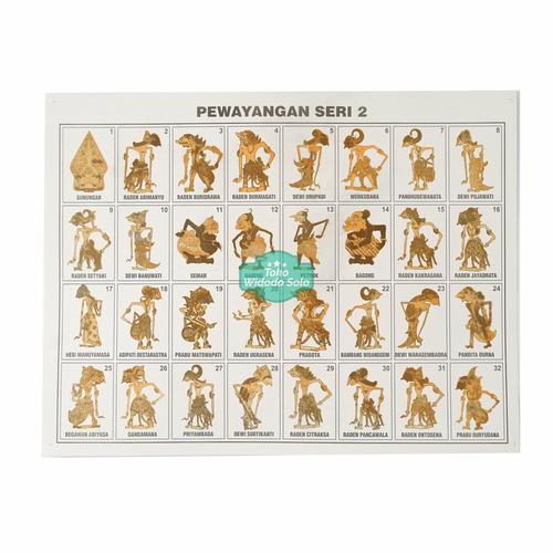 Jual Poster Edukasi Belajar Anak Pewayangan Seri 2 34x44cm - Kota ...