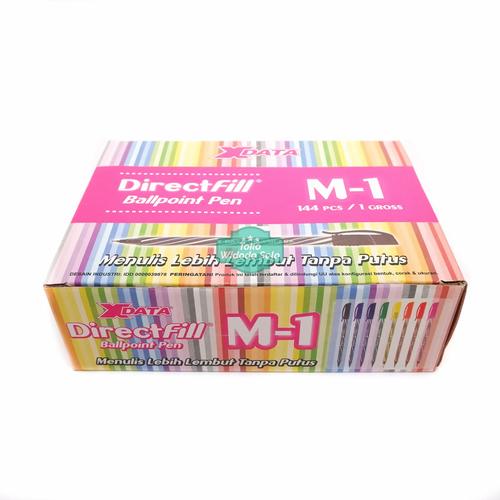 Jual Pulpen X Data M1 Hitam Bolpoin Ballpoint Ulir DF Pen BLK 12 Lusin - Kota Surakarta - Toko ...