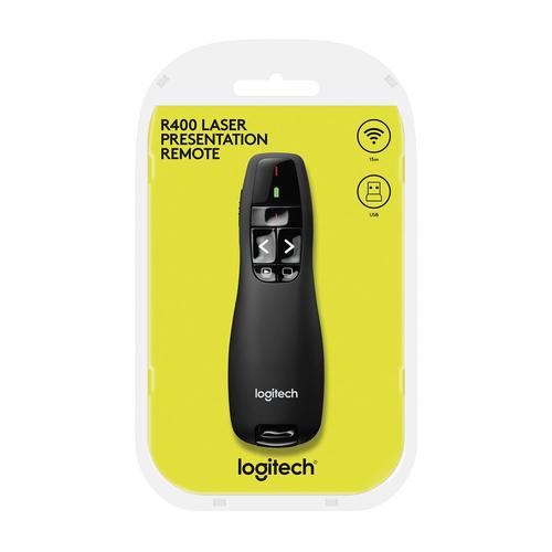Jual Logitech R400 R 400 Wireless Presenter Remote - Garansi Resmi ...