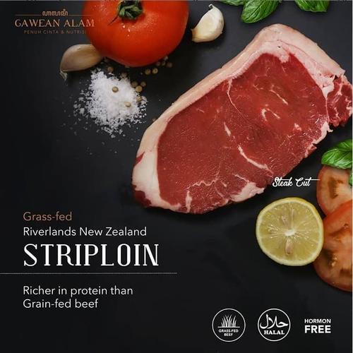 Jual NZ Grass-Fed STRIPLOIN - Daging Sapi STRIPLOIN - Steak Cut (200 ...