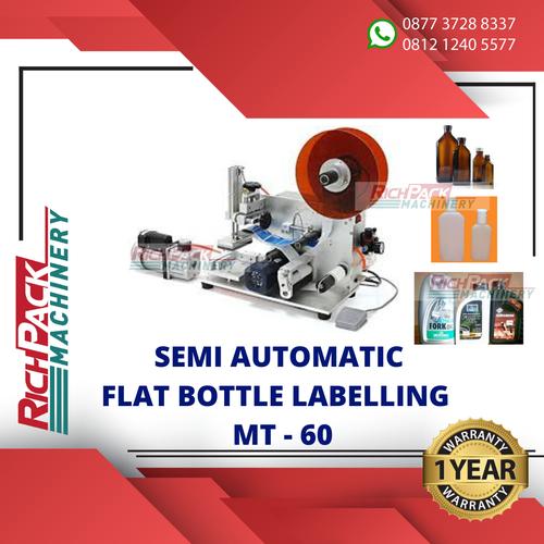 Jual Heavypack MT-60 Flat Bottle Labelling Machine Mesin Label Botol ...