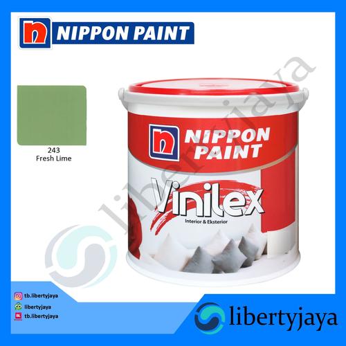 Jual 5kg 243 Fresh Lime Vinilex Cat Tembok NIPPON PAINT - Jakarta Utara ...