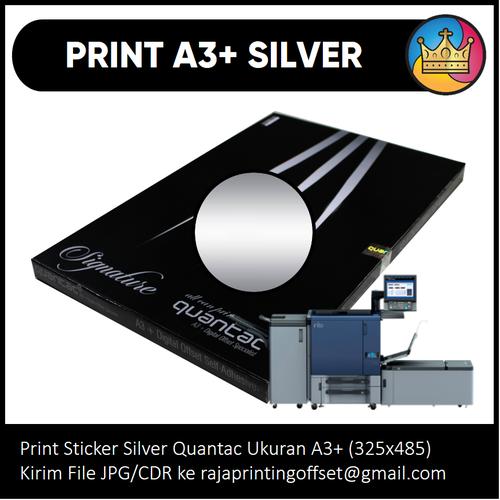 Jual DIGITAL PRINT A3+ Cetak Sticker Stiker Vinyl Silver Quantac ...