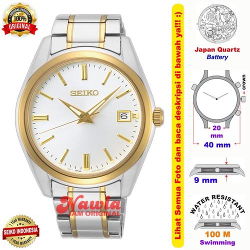 Jual Seiko Quartz SUR312P1 Sapphire Two Tone - Jam Tangan Pria SUR312 ...