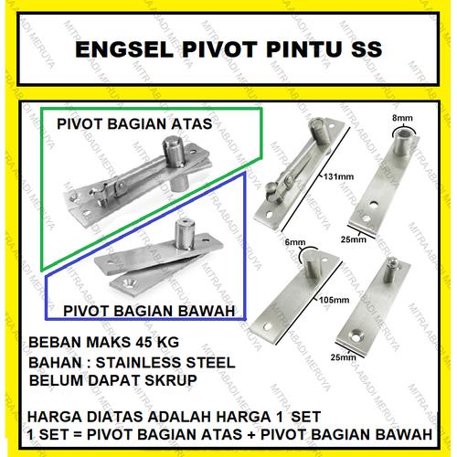 Jual Engsel Putar Engsel Pivot Pintu SS Pintu Swing Stainless - Jakarta ...