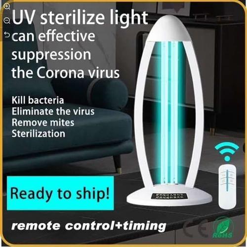 Jual Lampu Kuman UVC Sterilizer Virus 38 Watt Remote Disinfectant Ozone SET - Kab. Tangerang ...