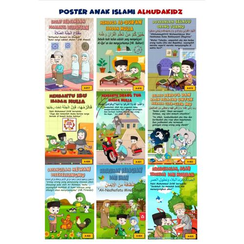 Jual Poster Anak Islami - Kota Bandung - Kak Rangga Tris | Tokopedia