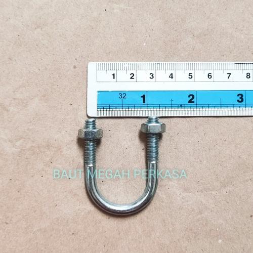 Jual U Bolt 3/4 inch / Klem Paralon / Klem Pipa - Kota Bandung - Baut ...