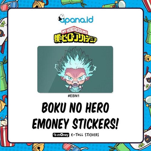 Jual Sticker Emoney / Etoll Boku No Hero / My Hero Academia new ...