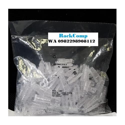 Jual AMP Plugboot Cat6 Transparant ORIGINAL Commscope Plug Boot Cat 6 ...